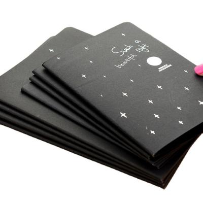 China Wholesale Black Paper Softcover Journal Notebook Customized for sale