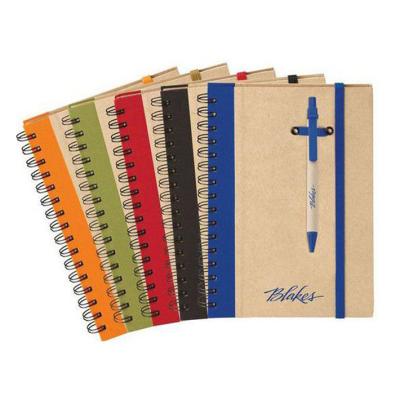 China Wholesale custom Kraft paper notebook A4 spiral notebook for sale