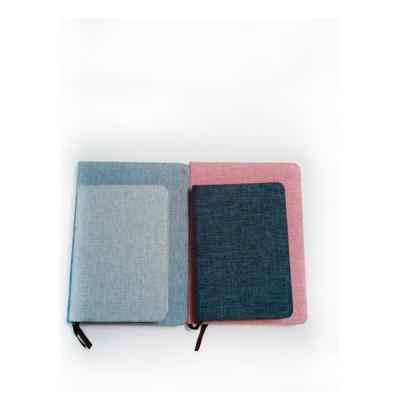 China Hot selling linen fabric hardcover notebook in stock for sale