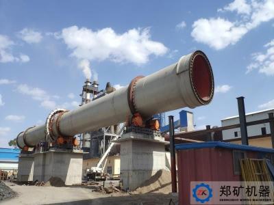 China Electric Furnace Ash Recycling / Zinc Ore Rotary Kiln With PLC Control System for sale