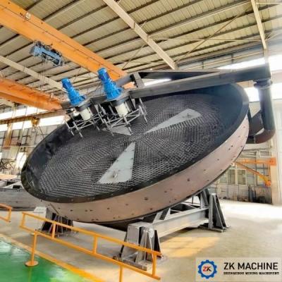 China Customized Color Design Clay Disc Pelletizer With Rotating Speed 12-24 R/min for sale