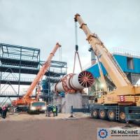 China Industrial 2-46t/h Nickel Ore Rotary Dryer with Advanced Drying Technology for sale