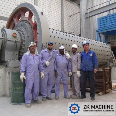 China Customized Dry Type Ball Mill Grinder Solution With Supply All Using Life Spare Parts for sale