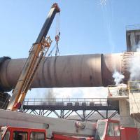China Rotary kiln with 300tpd cement kiln by zk corp for nickle laterite for sale