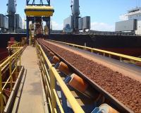 China Large Output Fixed Belt Conveyor Compact Small Floor Space Safe Operation for sale