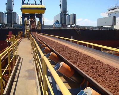 China Large Output Fixed Belt Conveyor Compact Small Floor Space Safe Operation for sale