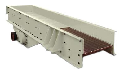 China Linear Vibratory Feeder Brake For Limestone Steady Vibrating Reliable Working for sale