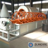 China Rotary Drum Sieve 50t/h Mobile Trommel Screen for sale