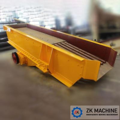 China Gypsum / Coal Vibrating Feeder Stable Vibrating Force ,  Electromagnetic Vibrating Feeder High Strength for sale