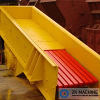 China 80-560 T/H Electromagnetic Vibratory Feeder / Vibrating Grizzly Screen Machine for sale