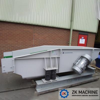 China Metal Ore Mineral Vibratory Feeder / Mining Feeder Crushers Large Capacity for sale