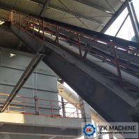 China Powdery Granular 300m3/H 90° Large Angle Belt Conveyor for sale