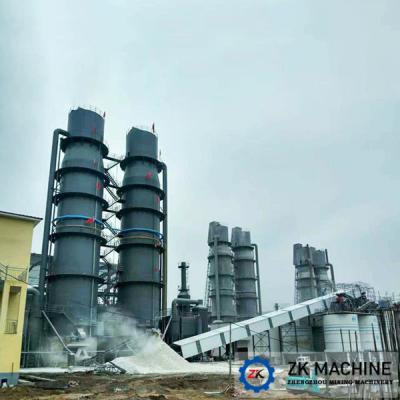 China 50-800tpd Vertical Shaft Kiln Limestone For Quicklime Calcination for sale