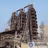 China Mixed Fuel Calcination Equipment , 50TPD - 1000TPD Vertical Lime Kiln for sale