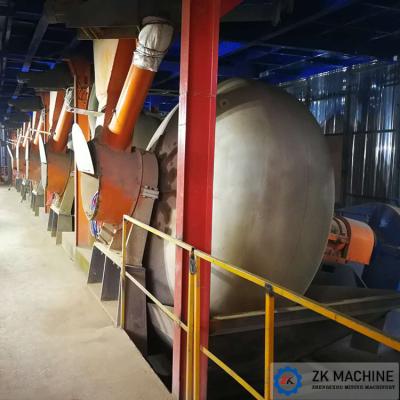 China Iron Ore Powder Disc Pelletizing Machine 160t / H Wet Granunlation for sale