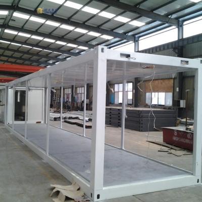 China Affordable 6000x3000x2800mm Mobile Container House with A1 Fire Rated Walls and Double-glazed Aluminum Curtain Wall for sale