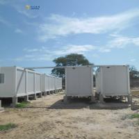 China Prefabricated Container Building Mobile Container House with Earthquake Resistant Waterproof and Heat Insulated Features for sale