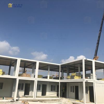 China Earthquake Resistant Soundproof 5800mm Folding Container House for South America Industrial Use for sale