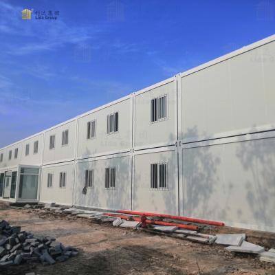 China Wind Resistant Office Container Modular Combination Sound Proof On Site Project Management Workspace for sale