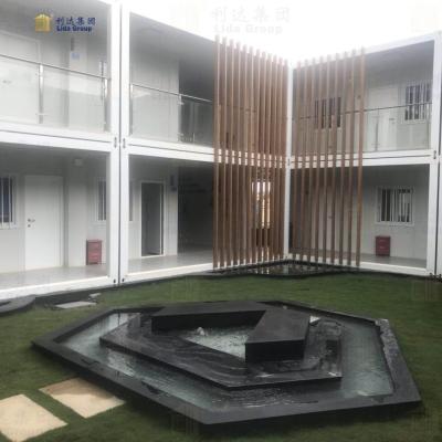 China Expandable Modular Flat Pack Container Building with A1 Fire Rated Walls and 6000x3000x2800mm Dimensions for sale