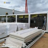 China Compact  Prefab Container House  Fire Resistant  Prefab Shipping Container Cabins for sale