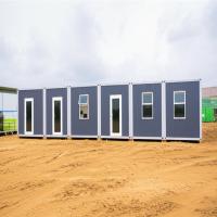 China Compact  Prefab Container House  Fire Resistant  Prefab Shipping Container Cabins for sale