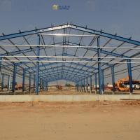 China SS400 Cold Formed Steel Light Frame Construction Windproof S355  Lgs Frame Structure for sale