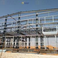 China SS400 Cold Formed Steel Light Frame Construction Windproof S355  Lgs Frame Structure for sale
