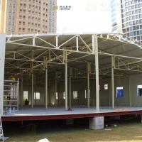 China SS400 Cold Formed Steel Light Frame Construction Windproof S355  Lgs Frame Structure for sale