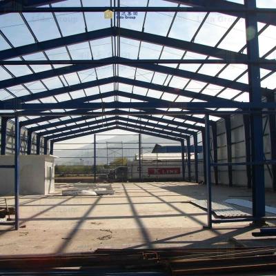 China SS400 Cold Formed Steel Light Frame Construction Windproof S355  Lgs Frame Structure for sale