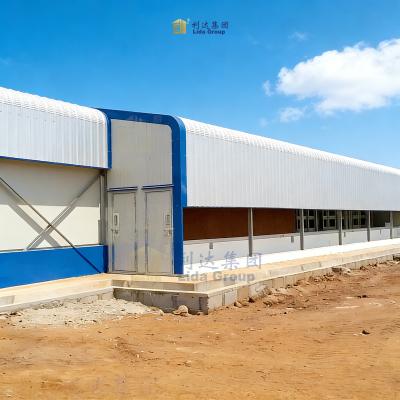 China Easy Assemble Light Steel Frame Construction Details Commercial 4 Bedroom Prefab House for sale