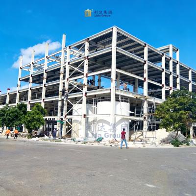 China Workshop Framework Heavy Steel Construction 5980mm SGS Quick Build Warehouse for sale