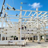 China Eco-friendly Earthquake Resistant Light Steel Structure for Quick Assembly Modern Constructions for sale