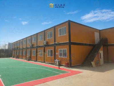 China Soundproof Foldable 20ft Container Mining Site Apartment Prefab Expandable House for sale