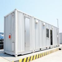 China Q195 Flat Pack Homes Light Steel Sound Insulation Premade Shipping Container Homes for sale