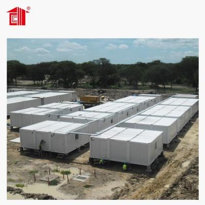 China Soundproof Flat Pack Container House Kiosk Unit 4000kg Fire Resistant Steel Structure for sale