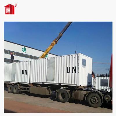 China Fast Installation Earthquake Resistant Heat Insulated Folding Container House for Middle East Remote Sites for sale