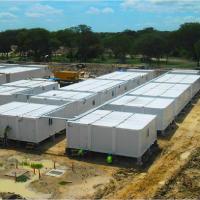 China Dustproof Flat Pack Container House Customizable Site Office Flat Pack 5980mm for sale