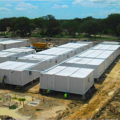 China Dustproof Flat Pack Container House Customizable Site Office Flat Pack 5980mm for sale