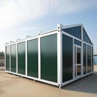 China Comfortable Folding Container House Living Weather Resistant Storage Container Buildings for sale