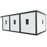 China 2.0KN/M2 Prefab Camp House Q345B S235 Pre Built Camping Cabins for sale