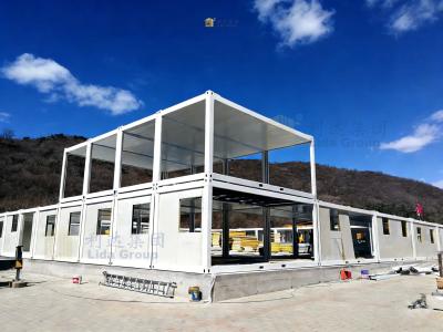 China Stylish Spacious  Prefab Storage Container Homes Q345 Expandable Prefab Homes for sale
