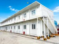 China Dustproof Flat Pack Container House Customizable Site Office Flat Pack 5980mm for sale