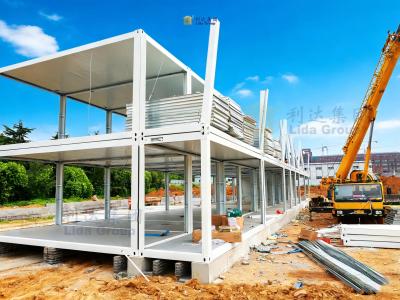 China Q345 Q235 Prefab Container House Modern  Modular Shipping Container Homes for sale