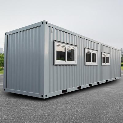 China Bolt Connection Flat Pack Container House Welding Free DIY Assembly Light Steel Frame Self Build Prefab Home for sale