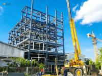 China Durable Earthquake Resistant Waterproof Heat Insulated Light Steel Structure Workshop Building for sale