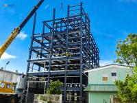 China Durable Earthquake Resistant Waterproof Heat Insulated Light Steel Structure Workshop Building for sale