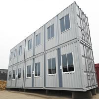 China Waterproof Shockproof Mobile Container House Worker Dormitory Prefab Steel Structure Building for sale