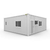 China 2.0KN/M2 0.5KN/M2 Prefabricated Container House 18mm Flat Pack Container Homes for sale