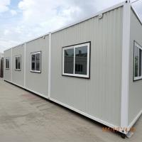 China Flat pack container house is a rugged modular house and office container for mining constructions for sale